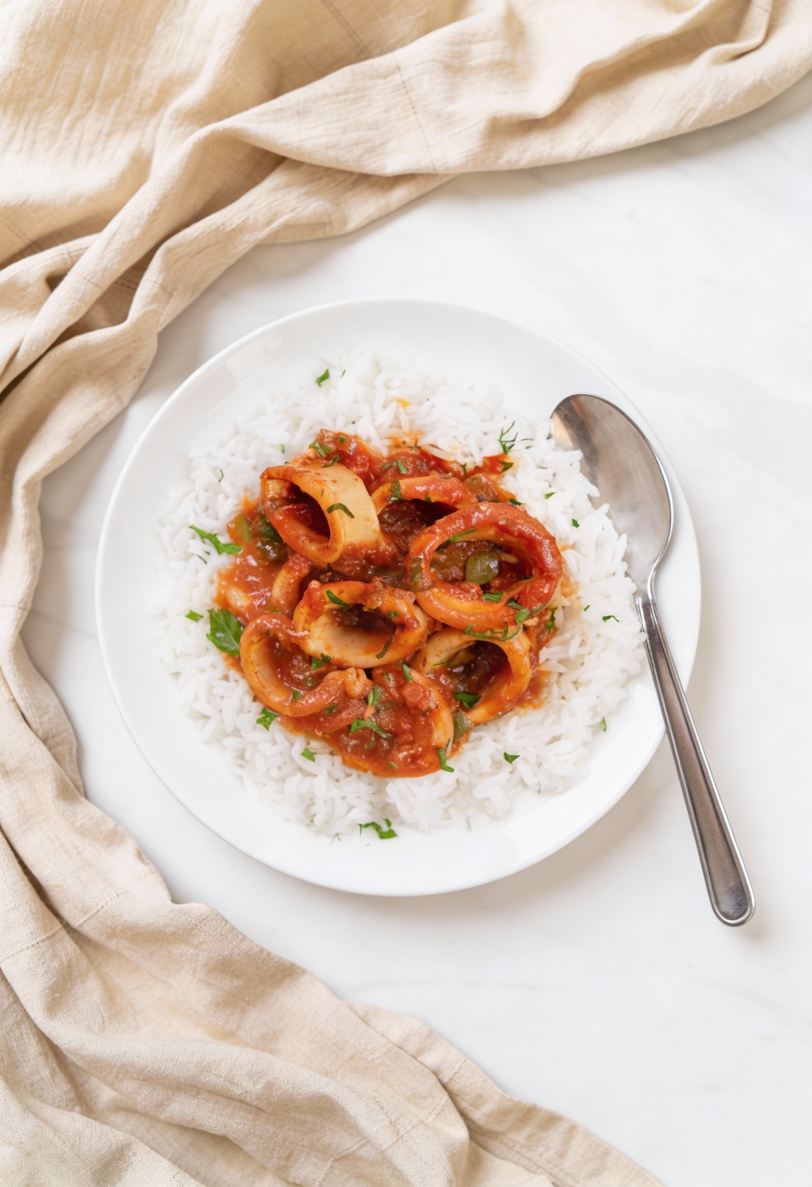 Stir Fried Squid with Tomatoes – Russell Taylors SG